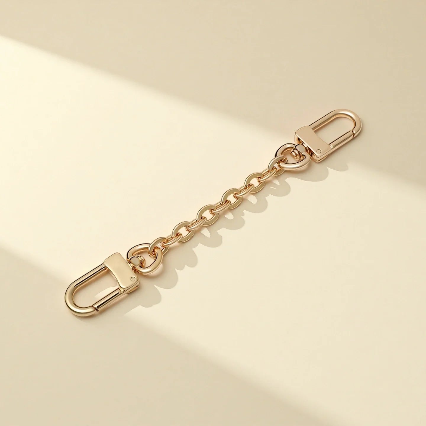 Crossbody Bag Strap Extender–Sleek Gold/Silver/Rose Chain-12 cm